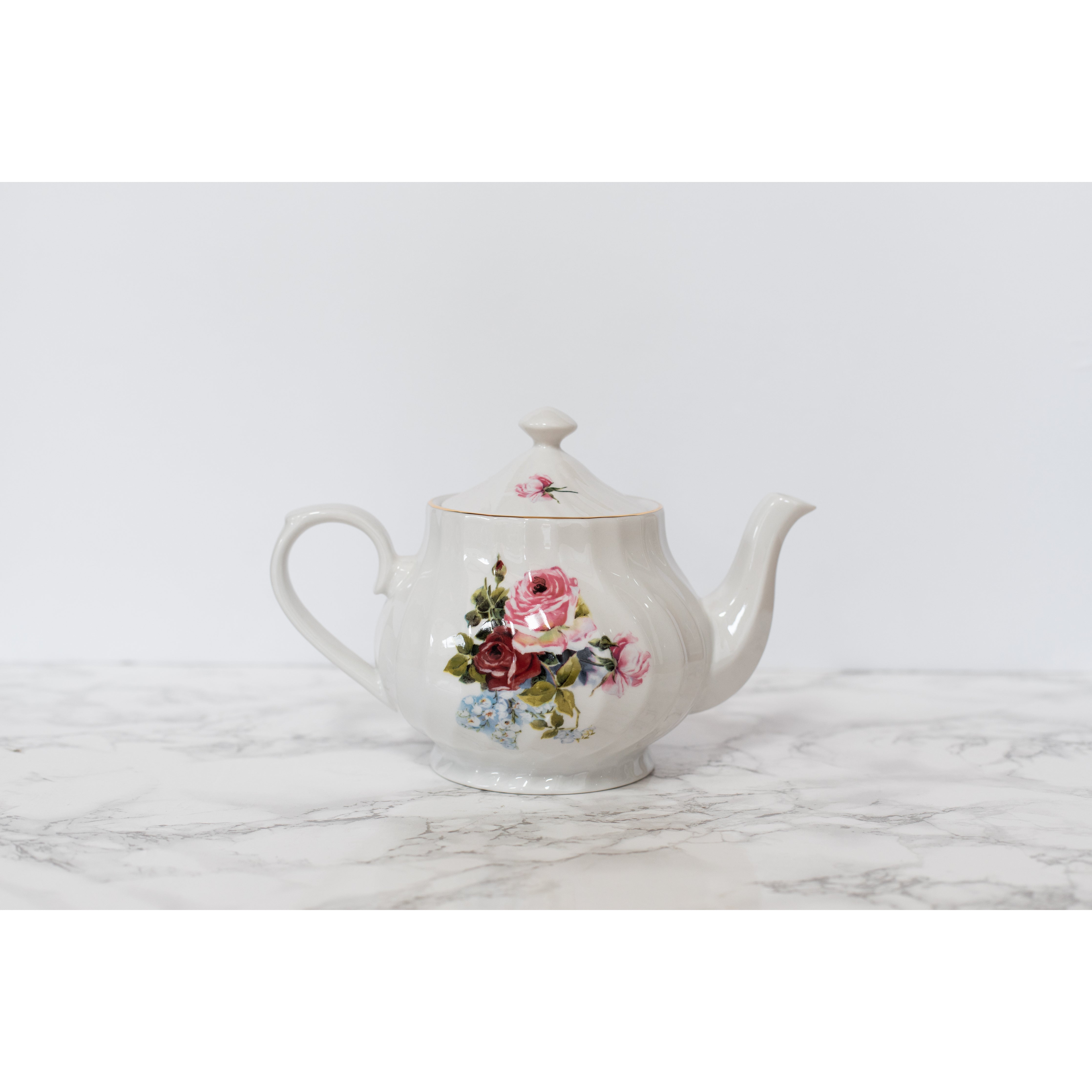 Limited Edition: Vintage Bloom Teapot by Tuxton Home – Leaves of Leisure