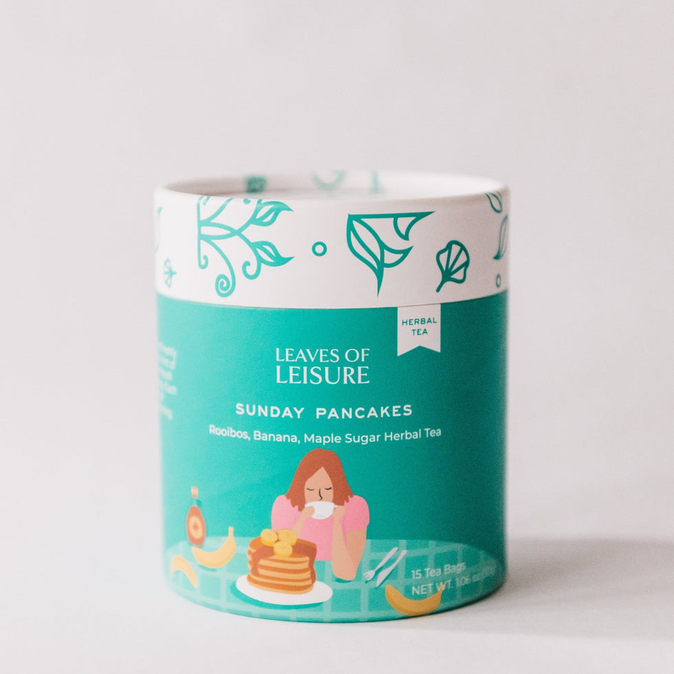 Sunday Pancakes Tea - Rooibos, Banana and Maple Sugar – Leaves of Leisure